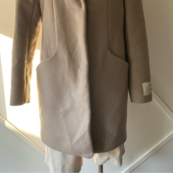 Wilfred | Jackets & Coats | Wilfred Cocoon Wool Cashmere Coat In Taupe ...